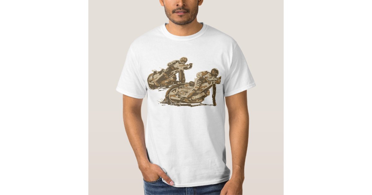 Speedway Motorcycle Racers T-Shirt | Zazzle