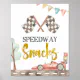 Speedway Snacks Racing Sign | Zazzle