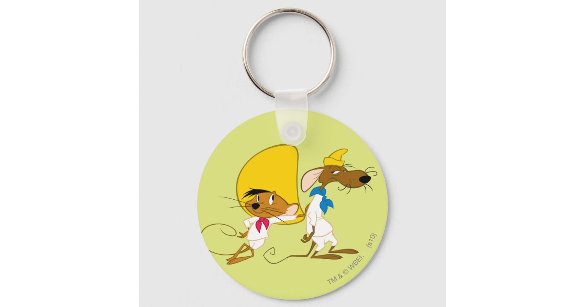 SPEEDY GONZALES™ and Slowpoke Keychain | Zazzle