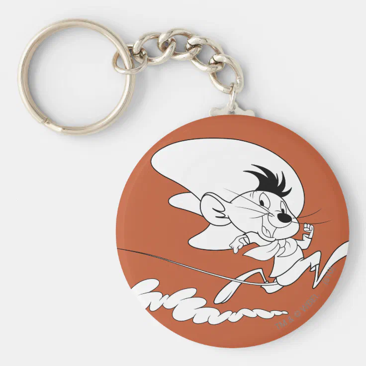 SPEEDY GONZALES™ Run Art Keychain | Zazzle