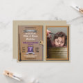 Spell Book Wizards Witches Birthday Party Photos Invitation | Zazzle