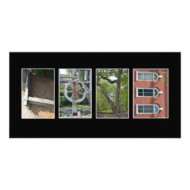 Spell out with Pictures Card | Zazzle