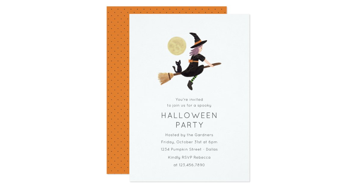 Spellbound Halloween Party Invitation | Zazzle.com