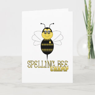 Spelling Bee Cards | Zazzle