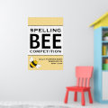 Spelling Bee Competition Announcement Poster 24x36 | Zazzle