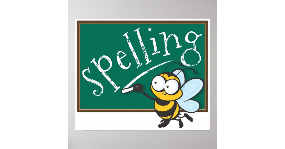 Spelling Bee Poster | Zazzle