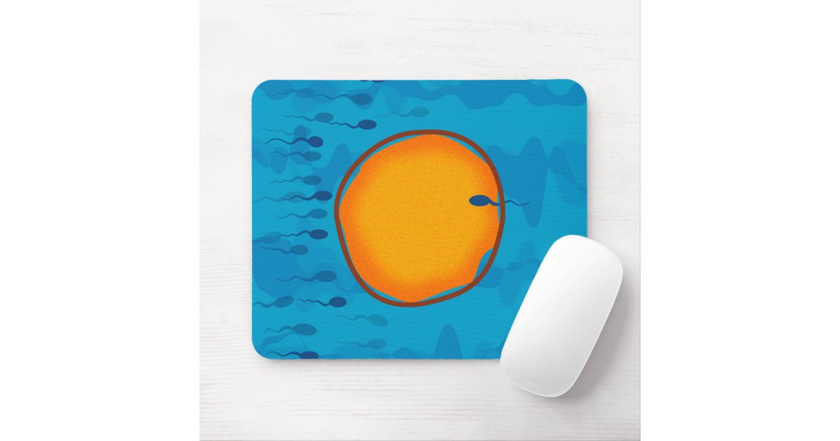 Sperm and Egg Medical Science Mouse Pad | Zazzle