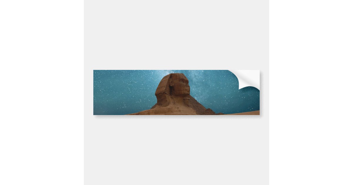 Sphinx: Egypt Bumper Sticker | Zazzle.com