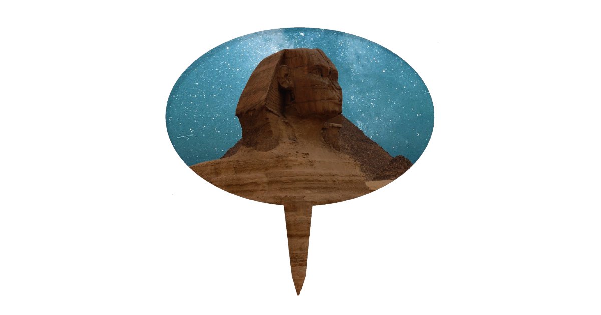 Sphinx: Egypt Cake Topper | Zazzle