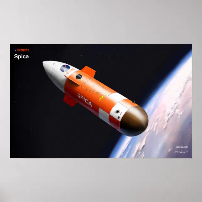 Spica capsule poster | Zazzle