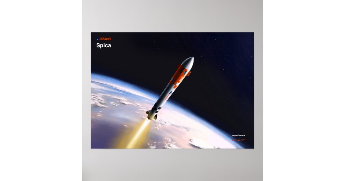 Spica space poster | Zazzle