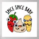 Spice Spice Baby Funny Food Pun Poster | Zazzle