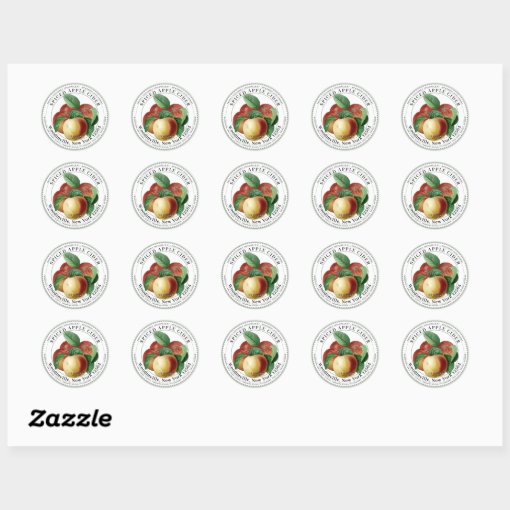 Spiced Apple Cider Product Label | Zazzle