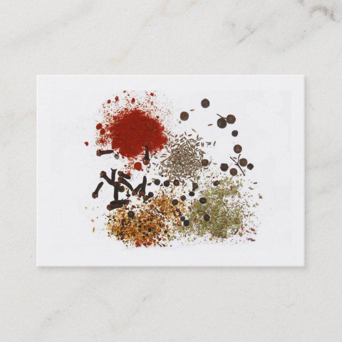 Spices Business Card | Zazzle.com