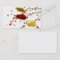 Spices business cards | Zazzle