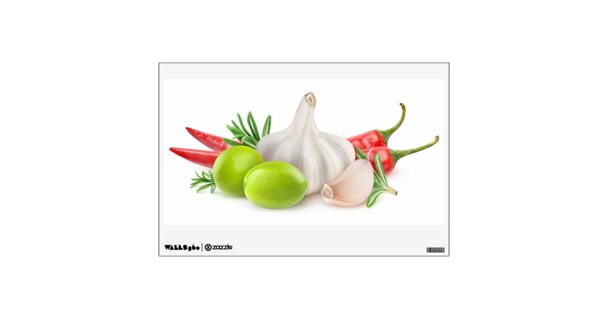 Spices Wall Decal | Zazzle