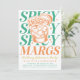 Spicy Margs Modern Bright Margarita 30th Birthday Invitation | Zazzle