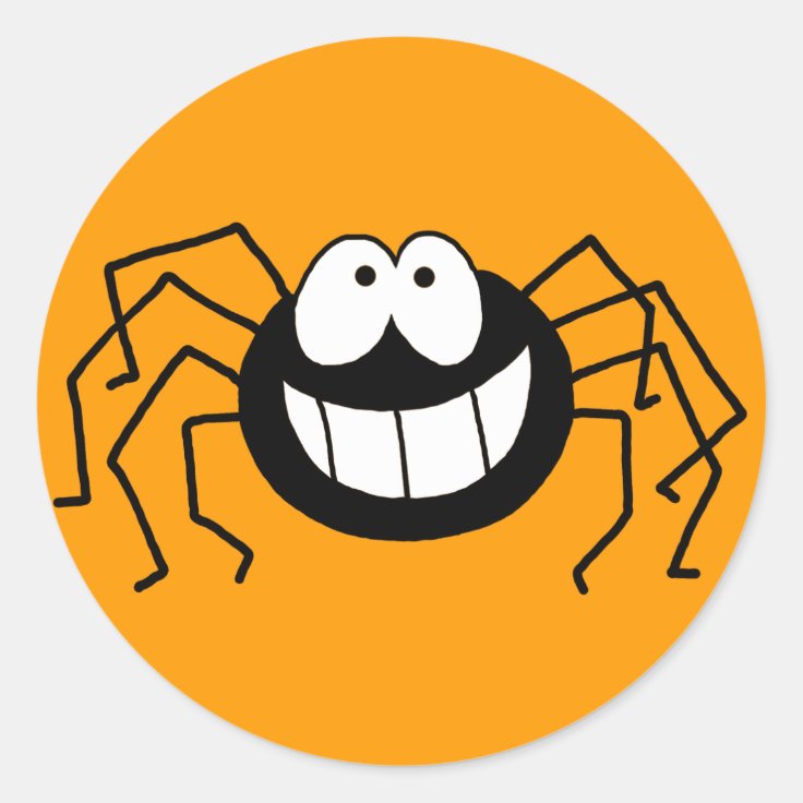 Spider Classic Round Sticker | Zazzle