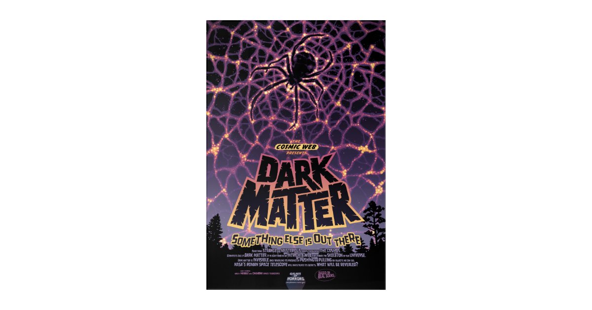 Spider Cosmic Web, Halloween Galaxy of Horrors Acrylic Print | Zazzle