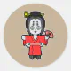 Spider Lady Jorogumo- Japanese Yokai Classic Round Sticker | Zazzle