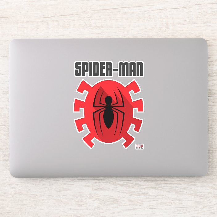 Spider-Man | Art Deco Spider-Man Emblem Sticker | Zazzle.com