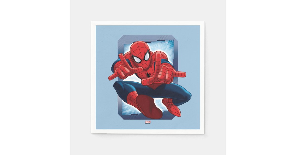 Spider-Man Character Card Napkins | Zazzle
