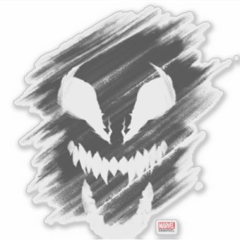 Spider-Man Classics | Face of Venom Sticker | Zazzle