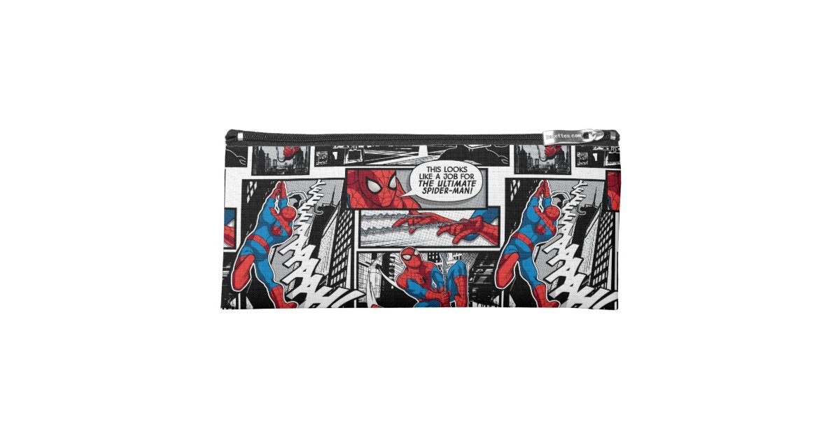 Spider-Man Comic Panel Pattern Pencil Case | Zazzle