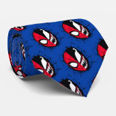 Spider-Man | Dual Spider-Man & Venom Face Neck Tie | Zazzle