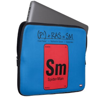 Spider-Man Element Scientific Formula Laptop Sleeve | Zazzle