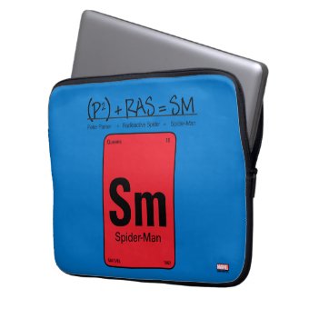 Spider-Man Element Scientific Formula Laptop Sleeve | Zazzle