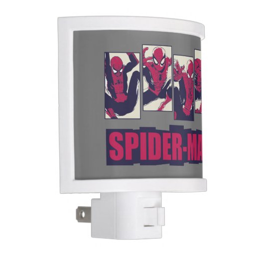 Spider-Man Four Panel Pose Graphic Night Light | Zazzle