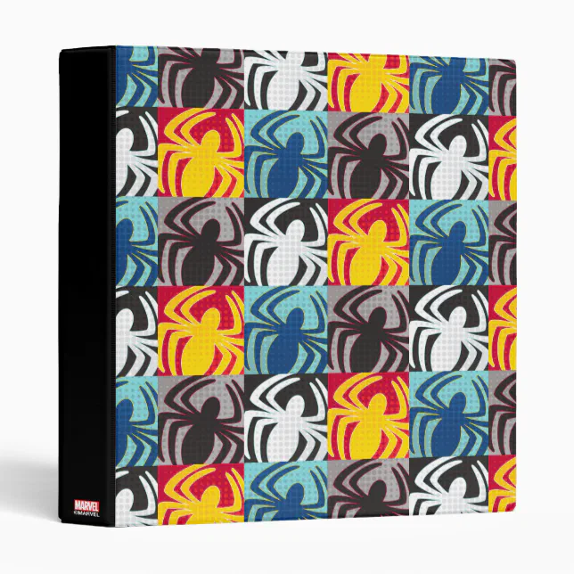Spider-Man Icon Pattern Binder | Zazzle