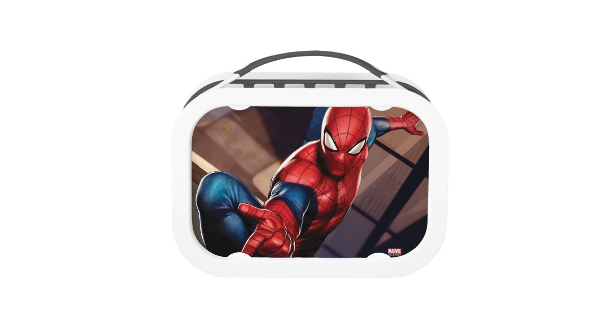 Spider-Man On Skyscraper Lunch Box | Zazzle