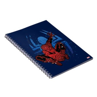 Spider-Man Paint Splatter & Logo Graphic Notebook | Zazzle