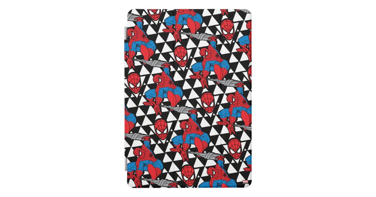 Spider-Man Retro Geometric Character Art Pattern iPad Pro Cover | Zazzle
