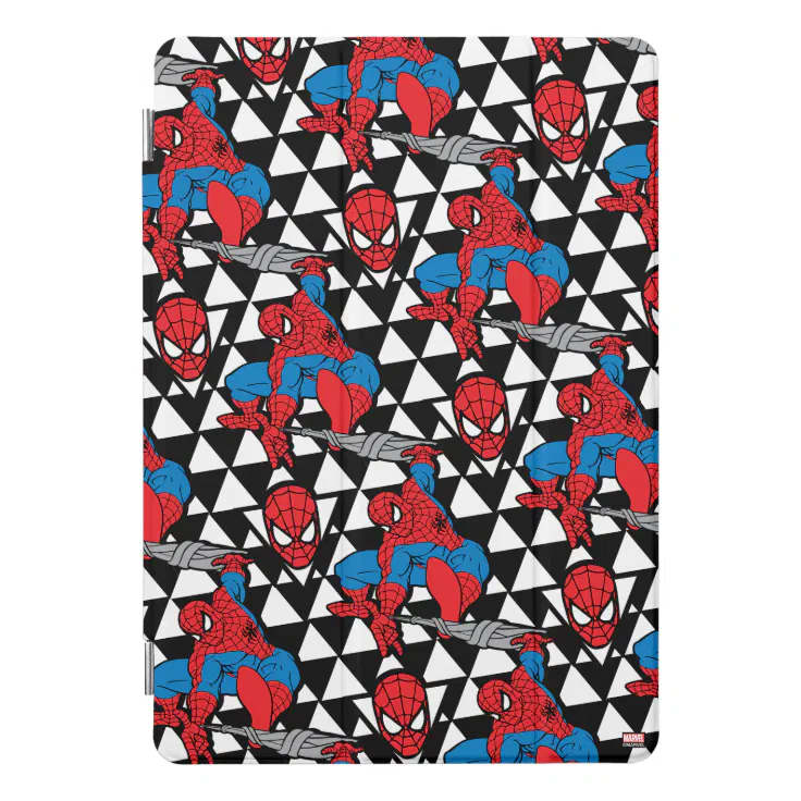 Spider-Man Retro Geometric Character Art Pattern iPad Pro Cover | Zazzle