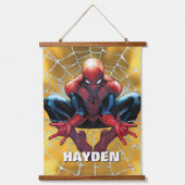 Spider-Man | Sitting In A Web Hanging Tapestry | Zazzle