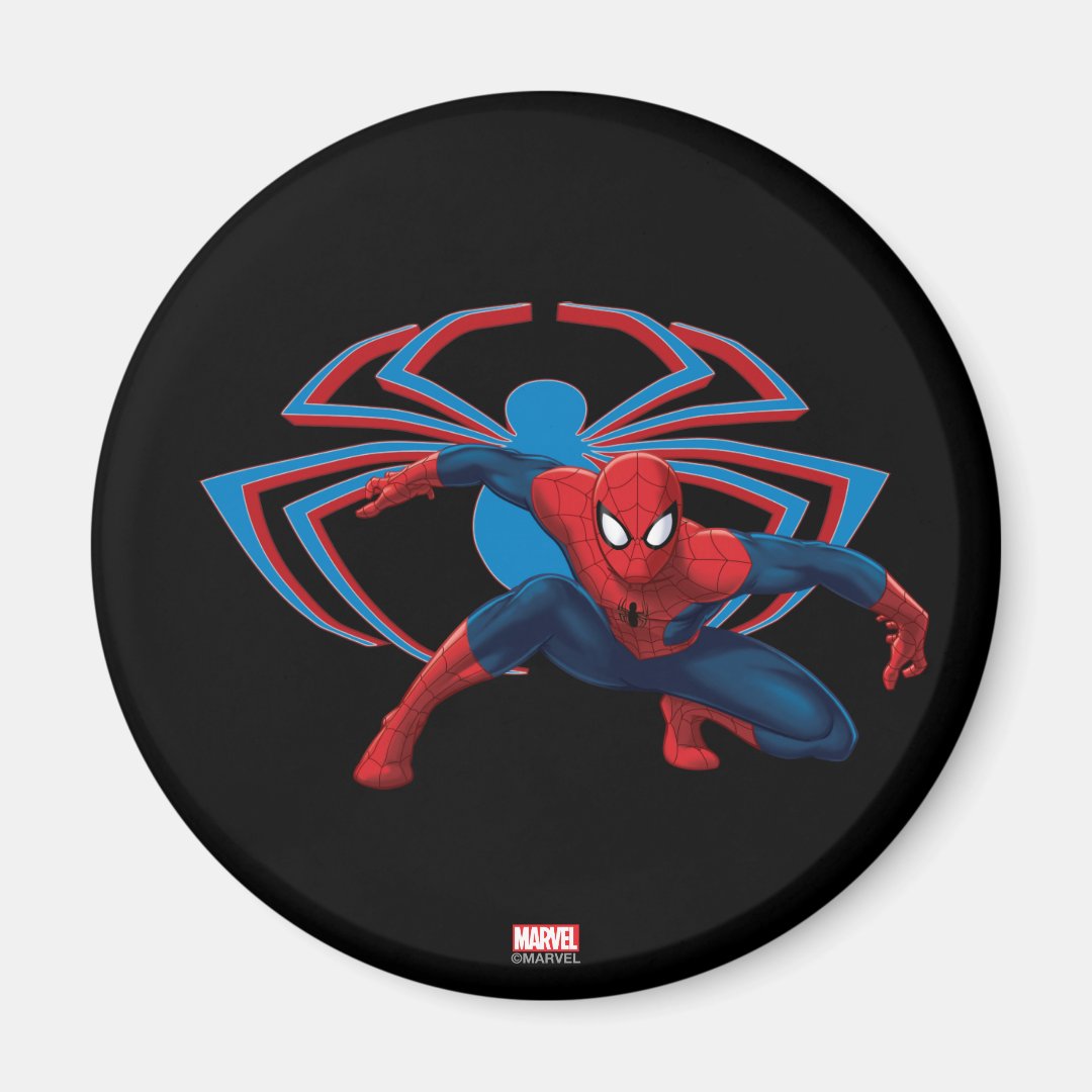 Spider-Man & Spider Character Art Magnet | Zazzle