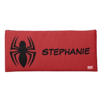 Spider-Man Spider Logo Pencil Case | Zazzle