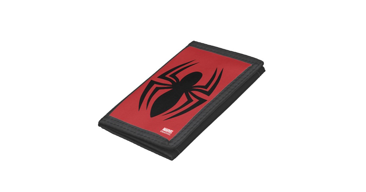 Spider-Man Spider Logo Tri-fold Wallet | Zazzle