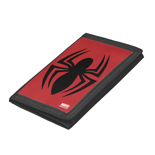 Spider-Man Spider Logo Tri-fold Wallet | Zazzle