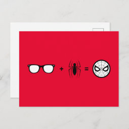 Spider-Man | Spider-Man Equation Postcard | Zazzle