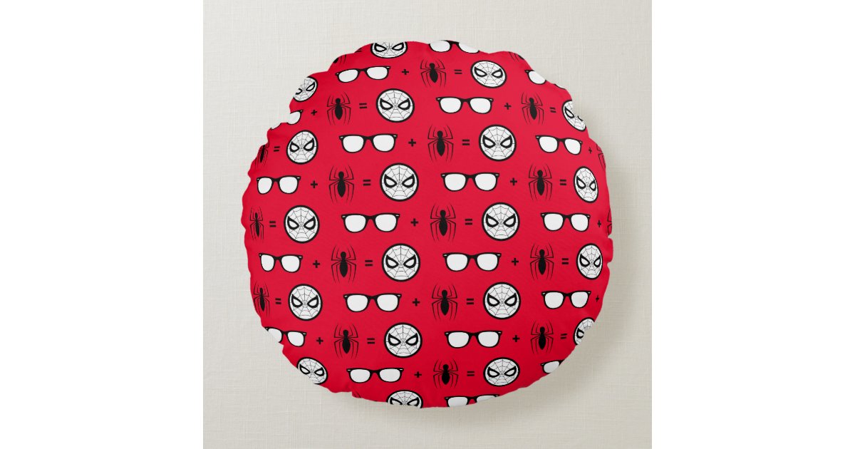 Spider-Man | Spider-Man Equation Round Pillow | Zazzle