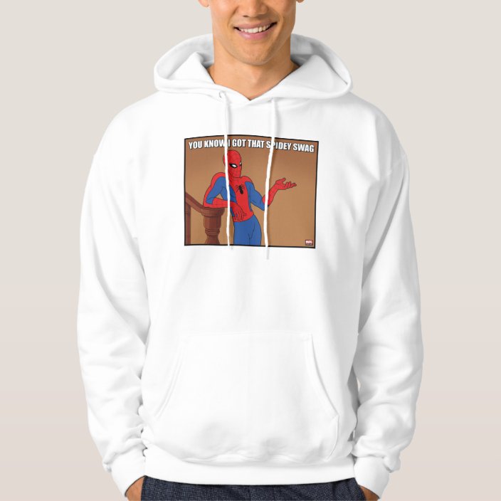 Spider-Man Spidey Swag Meme Graphic Hoodie | Zazzle.com