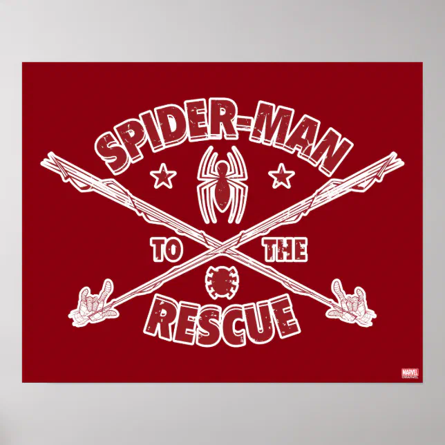Spider-Man To The Rescue Poster | Zazzle