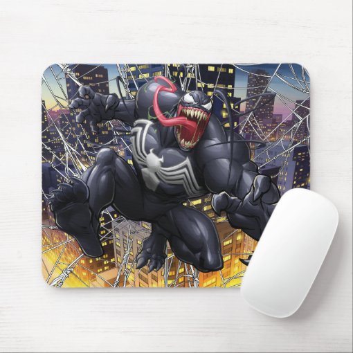 Spider-Man | Venom Leaping Forward Mouse Pad | Zazzle