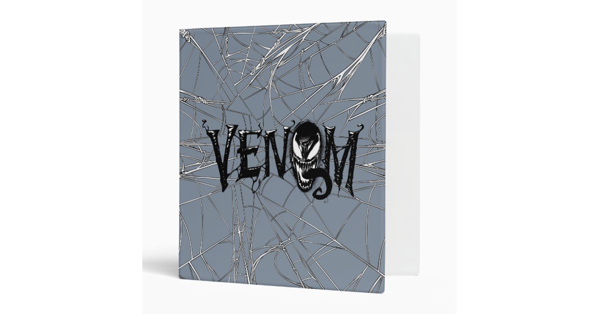 Spider-Man | Venom Name Logo 3 Ring Binder | Zazzle