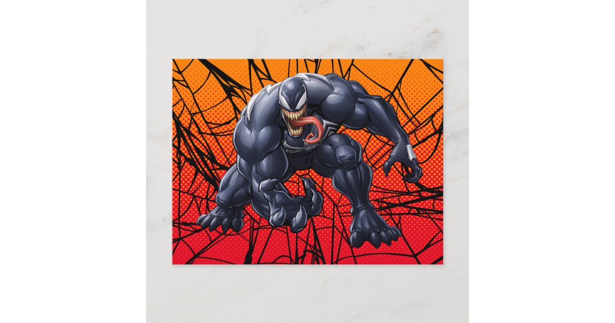 Spider-Man | Venom Reaching Forward Postcard | Zazzle