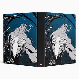 Spider-Man | Venom Symbiote Circle Graphic 3 Ring Binder | Zazzle